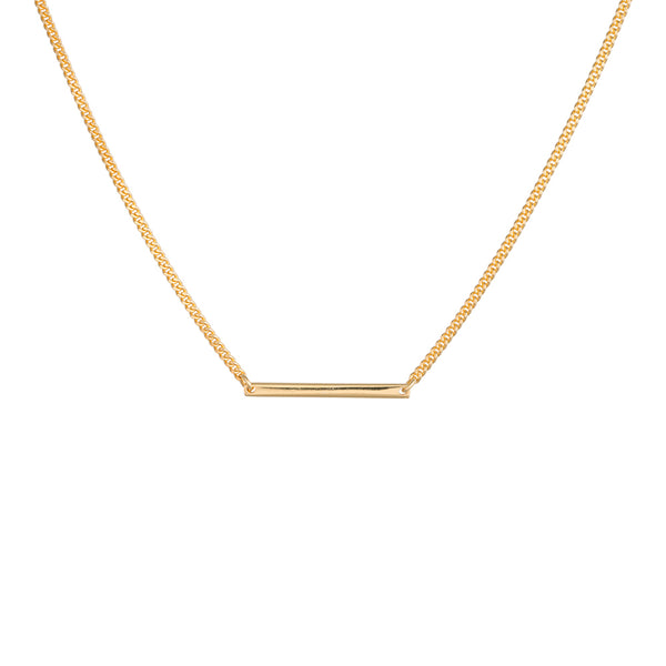 Bar Chain Necklace - Chenevix Jewellery